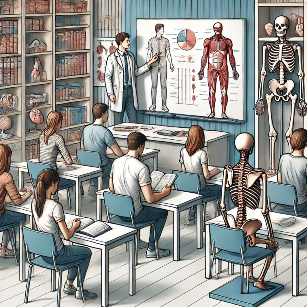 Études de kiné : anatomie et physiologie